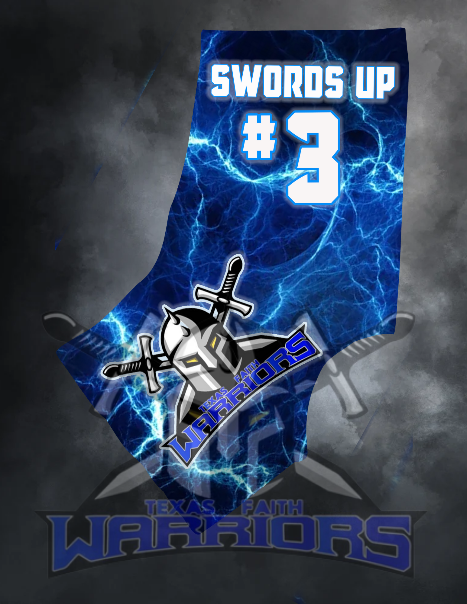 Texas Faith Warriors Cleat Spats – Butterfly Effect Custom Creations